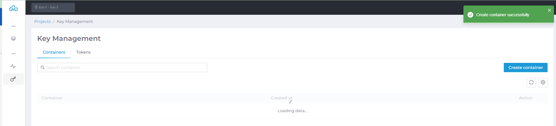 Khởi tạo dịch vụ CMC Cloud Key Management | CMC Cloud