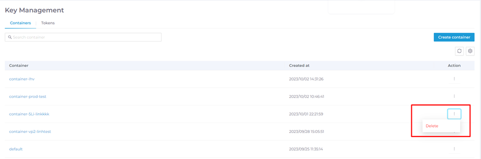 Xóa Container | CMC Cloud