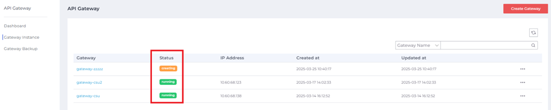 Khởi tạo API Gateway Instance | CMC Cloud